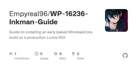 Github Empyreal96wp 16236 Inkman Guide Guide On Installing An Early