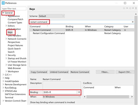 Solved Is It Possible To Create A Shortcut For The Reset Stmicroelectronics Community