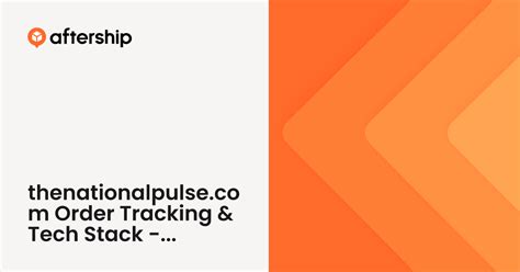 Order Tracking And Tech Stack Aftership