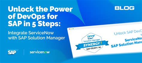 Unlock DevOps For SAP ServiceNow SAP Solution Manager CoreALM