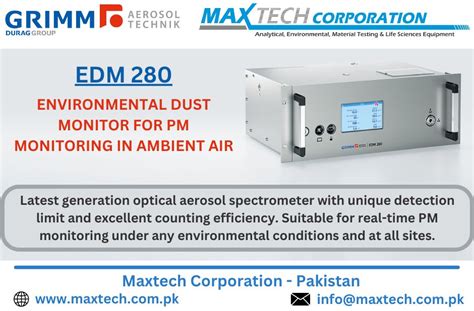 Maxtechcorporation Grimm Duraggroup Environmental Dustmonitor Edm280… Maxtech Corporation