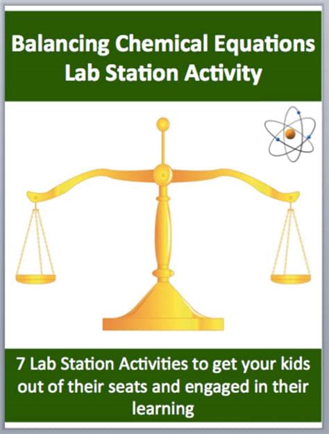 Balancing Chemical Equations Lab Station Activity Hands On Activities