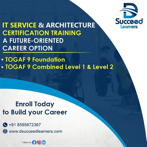 D Succeed Learners Private Limited On Linkedin Togafcertification Enterprisearchitecture