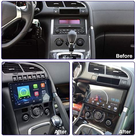 Навигационна система Peugeot 3008, Android, осемядрен процесор, 6G RAM ...