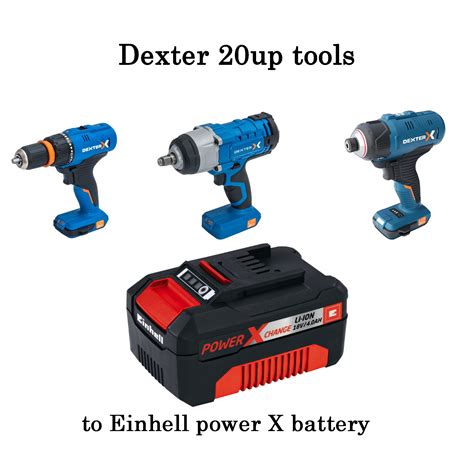 🔋 Einhell Pxc 18v Battery To Dexter Up 20v Tool・ Stl File For 3d