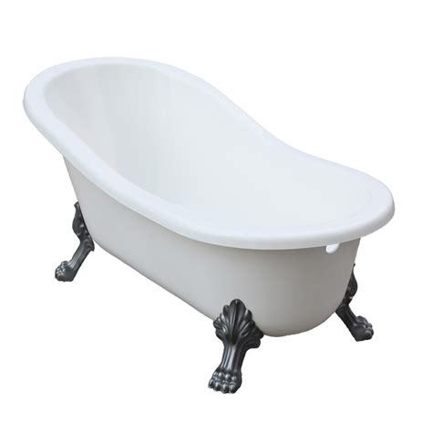 Dedeman Cada Freestanding Ovala Martplast Hera Compozit 155 X 76 Cm Alb Cu Picioare