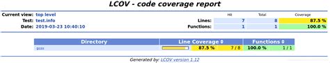 代码覆盖率测试工具：gcov和lcov的使用 gcovviewer builddir csdn博客