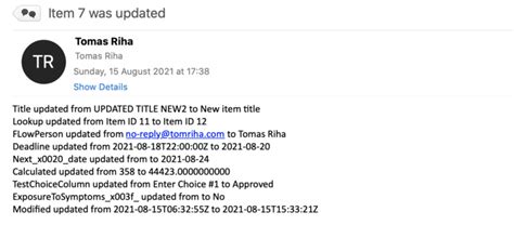 get previous value s of modified sharepoint column s in power automate