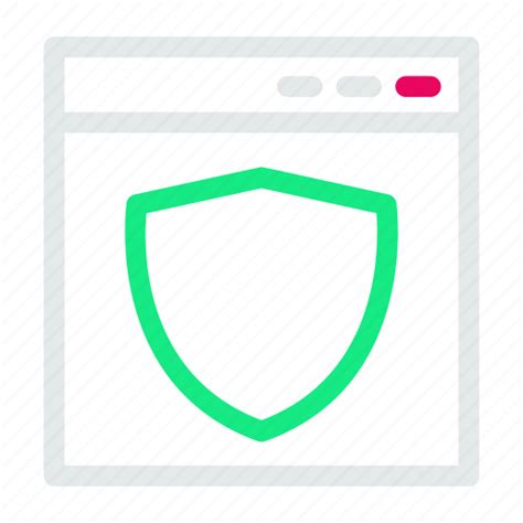 Browser Coding And Web Design Protection Safety Shield Website Icon Download On Iconfinder