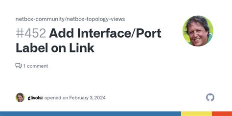 Add Interfaceport Label On Link · Issue 452 · Netbox Communitynetbox