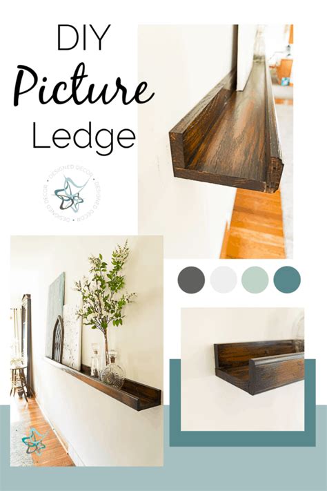 Build An Easy DIY Picture Ledge