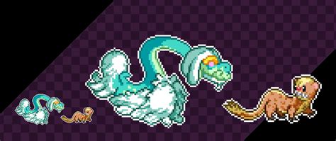 Drampa And Yungoos [pixelart] By Waterpixelart On Newgrounds