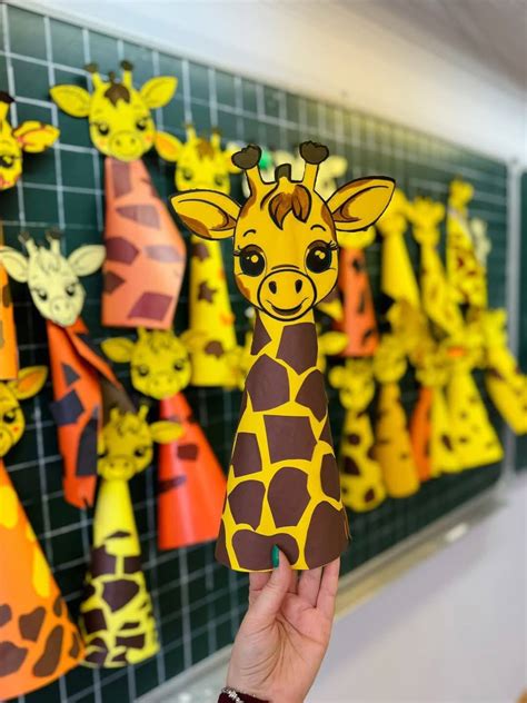 Жираф своїми Ідеї шаблони майстер класи для творчості