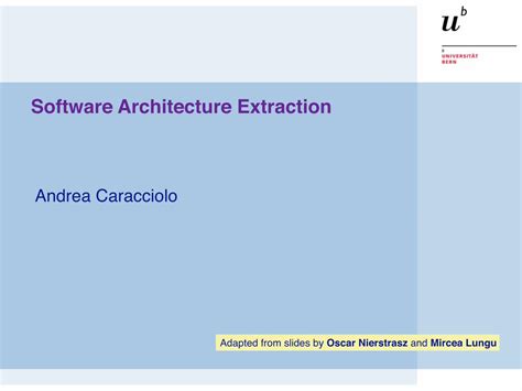Pdf Software Architecture Extraction Github Pages Dokumentips