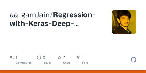 github aa gamjain regression with keras deep learning library in python