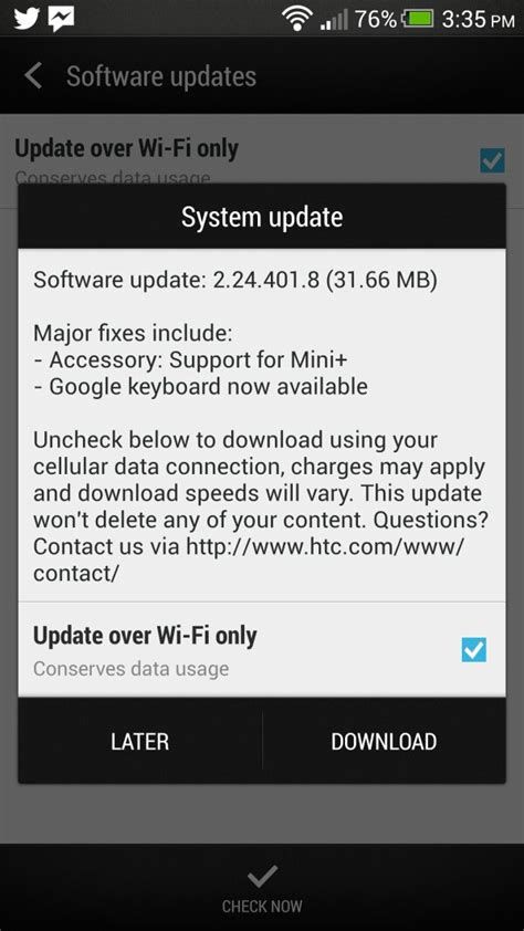 Software Updates For The Nexus Family And The Htc One Rolling Out