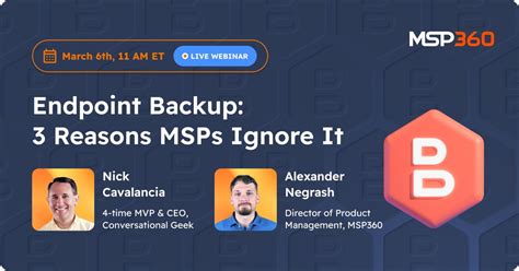 Msp Msp330 Backupandrecovery Endpointbackup Msp360 Backup