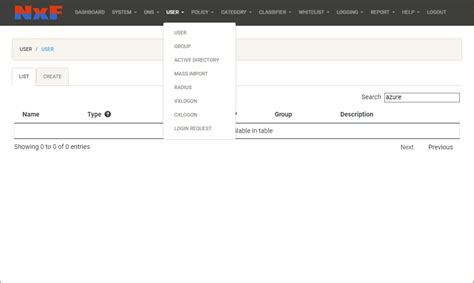 Azure Directry Menu Not Showing Upnxfilter 4663 Azurezip Nxfilter Forum