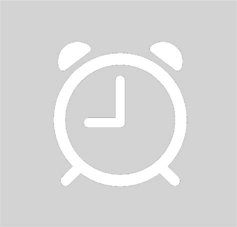 Grey Clock App Icon Greyapp