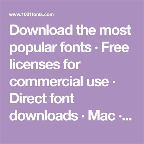 Download Popular Fonts For Free