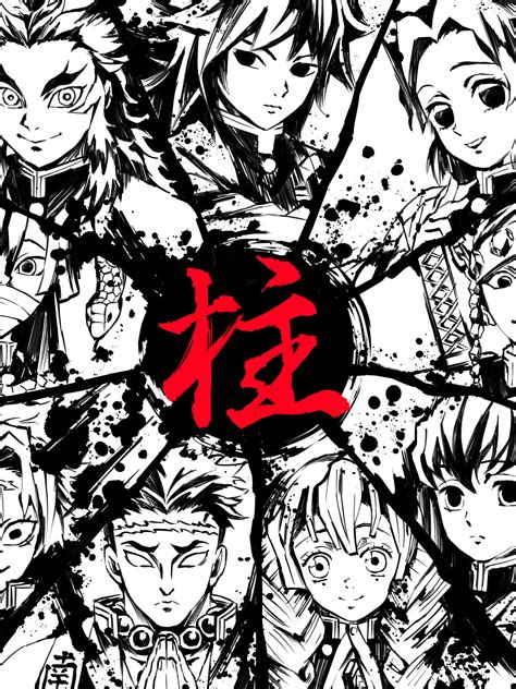 Demon Slayer Logo Wallpapers Wallpaper Cave
