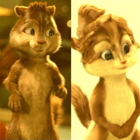 Chipmunks Wearing Glasses And Standing Up Theodore And Girl Chipmunk
