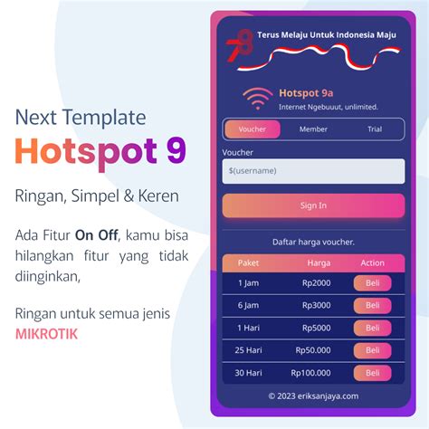 Jual Login Page Hotspot Mikrotik 9 Shopee Indonesia