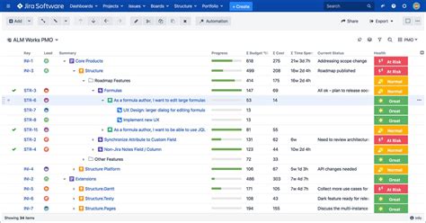 safe® in structure and agile hive safe® in jira