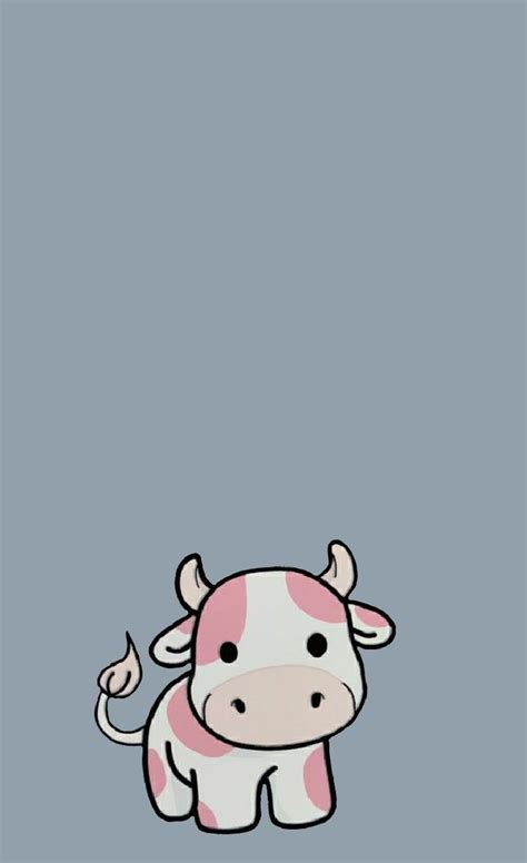 Cute Cartoon Cow Wallpaper