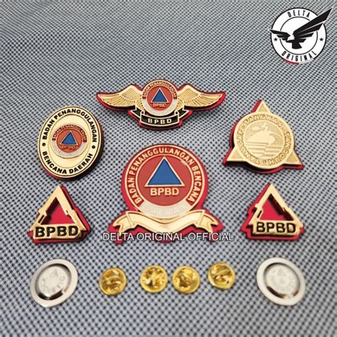 Jual Pin Bpbd Wing Bpbd Baret Bpbd Pin Kerah Bpbd Pin Tangkas