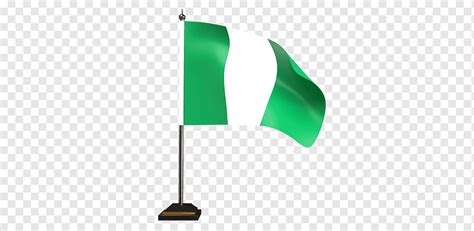 Nigerianische Flagge Nigeria National Flagge Land Nation 3d