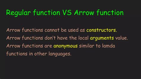 Javascript Arrow Function Pdf