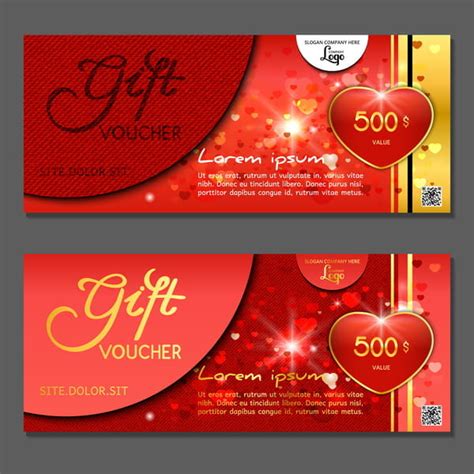 선물 바우처 럭셔리 바우처 템플릿 벡터 20 Eps Uidownload