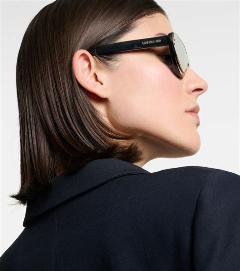 Diormeteor B1i Cat Eye Sunglasses In Black Dior Eyewear Mytheresa