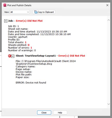 It Looks Like An Error Publishing Autocad Dwgs As Nonadmin User