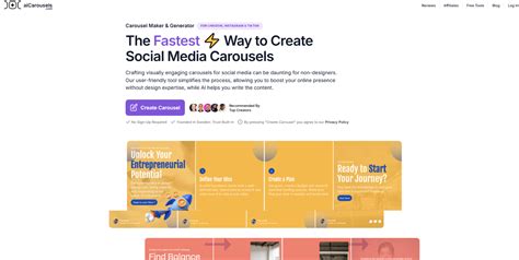 Aicarousels Ai Carousel Generator For Linkedin Instagram And Tiktok