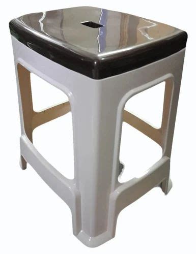 Brown And Ivory 18 Inch Rectangular Pp Stool At ₹ 450piece In