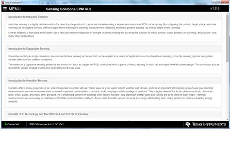 Ldc10xx Gui Doesnt Work Sensors Forum Sensors Ti E2e Support Forums
