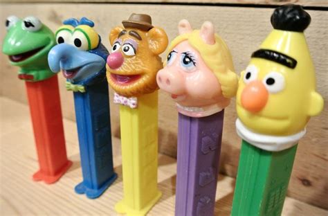 Vintage Pez Dispensers Muppet Pez Dispensers Set Of 5 Miss Etsy Pez