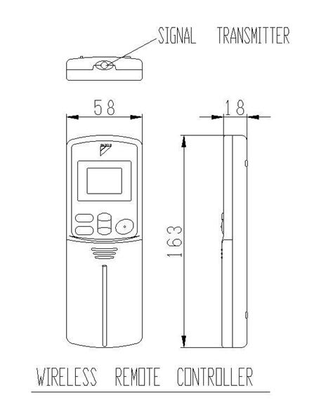 Wireless Remote Controller Design In Detail Autocad 2d Drawing Cad