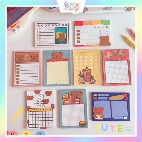 Có Sẵn Tập Giấy Note Sticky Note Xinh Xắn Tiện Lợi Lazadavn