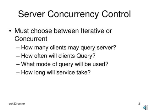 Ppt Concurrency Issues In Clientserver Applications Powerpoint