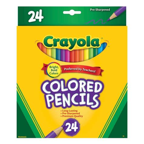 Crayola Coloured Pencils 24 Colours Online Toys Australia