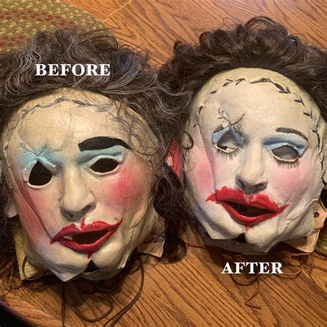 Tcm Leatherface Mask Rehaul Service Etsy