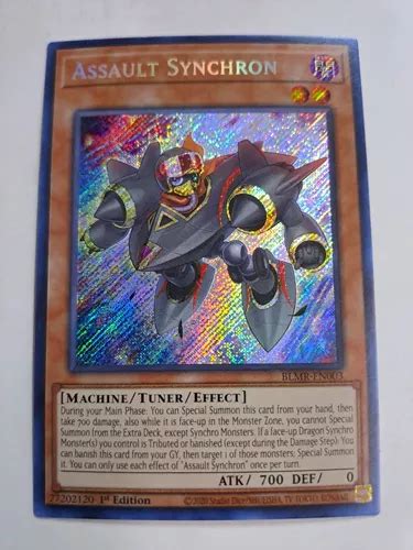 Assault Synchron Blmr En003 Secret Rare Yugioh Mercadolibre