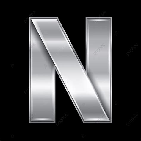 Silver Font Metal Vector Art Png New Font Folded From A Silver