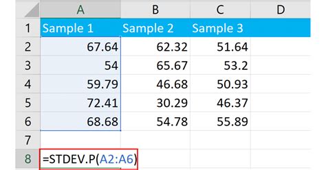 How To Get A Standard Deviation In Excel User Guide Master Data Skills AI