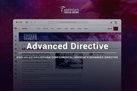 Advanced Directive Americas Frontline Doctors