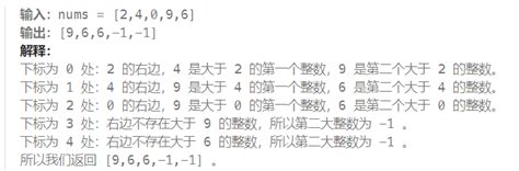 2023 12 12leetcode每日一题（下一个更大元素 Iv）