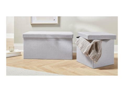 Livarno Home Cube Storage Ottoman Lidl Great Britain Specials Archive